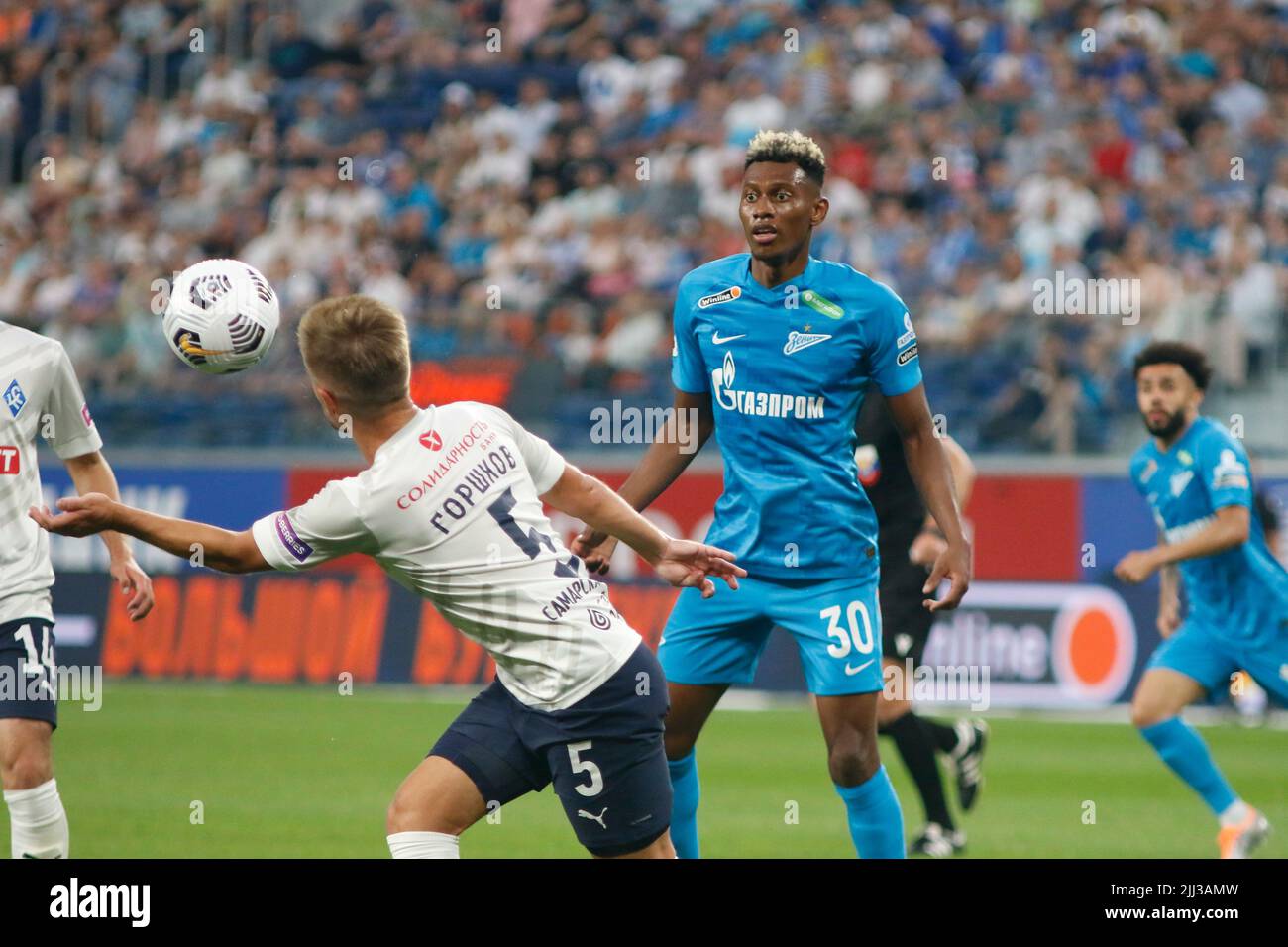 Saint Petersburg, Russia,22july 2022: Football. Russian Premier League ...