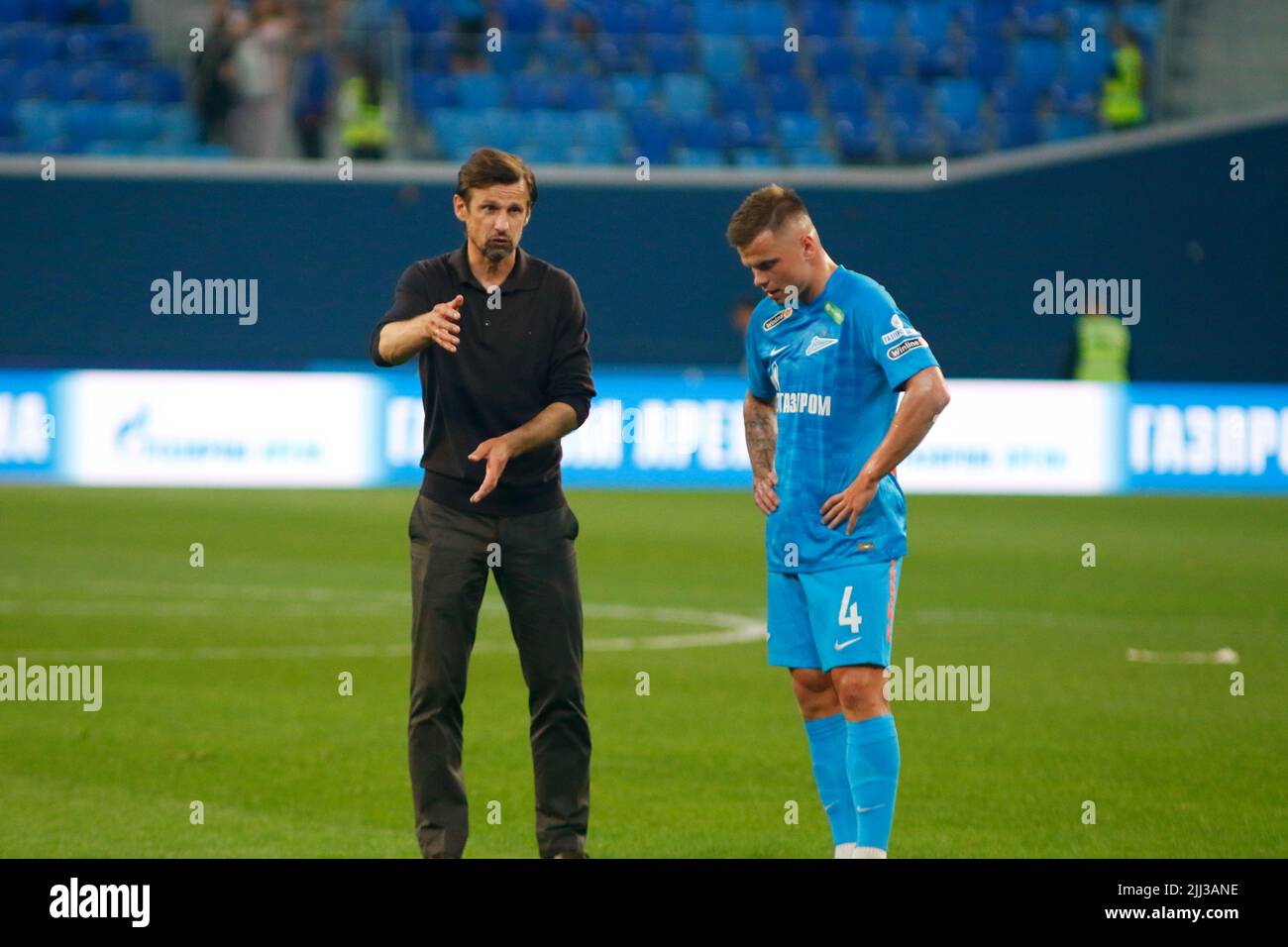Saint Petersburg, Russia,22july 2022: Football. Russian Premier League ...