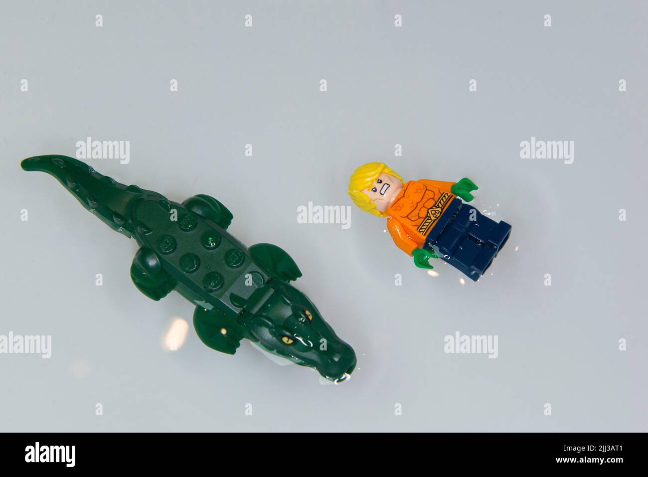 Lego dc aquaman hi-res stock photography and images - Alamy