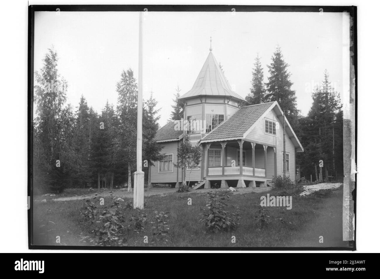 Villa building site Cut Out Stock Images & Pictures - Alamy
