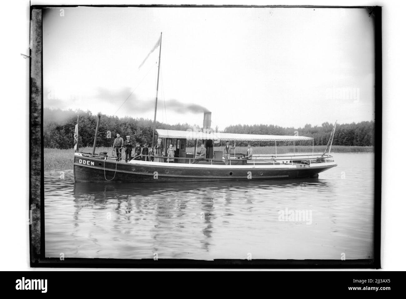 The steamer Oden. Captain E.A. Eriksson Stock Photo - Alamy