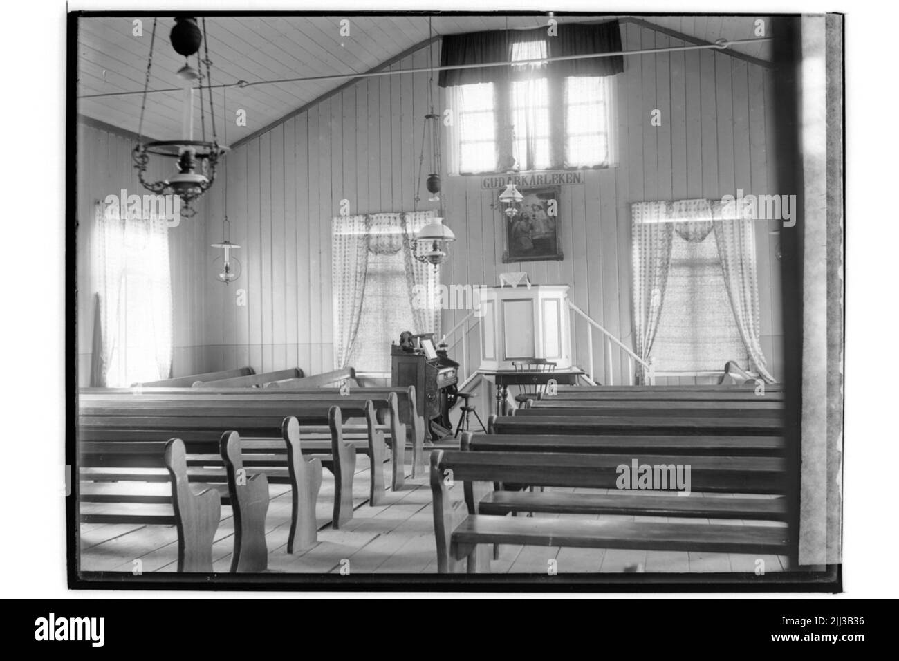 Prayer house interior.Albert Holm Stock Photo - Alamy