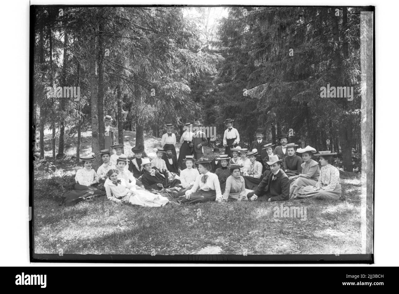 Vasakyrkan's mixed choir on an excursion Stock Photo - Alamy