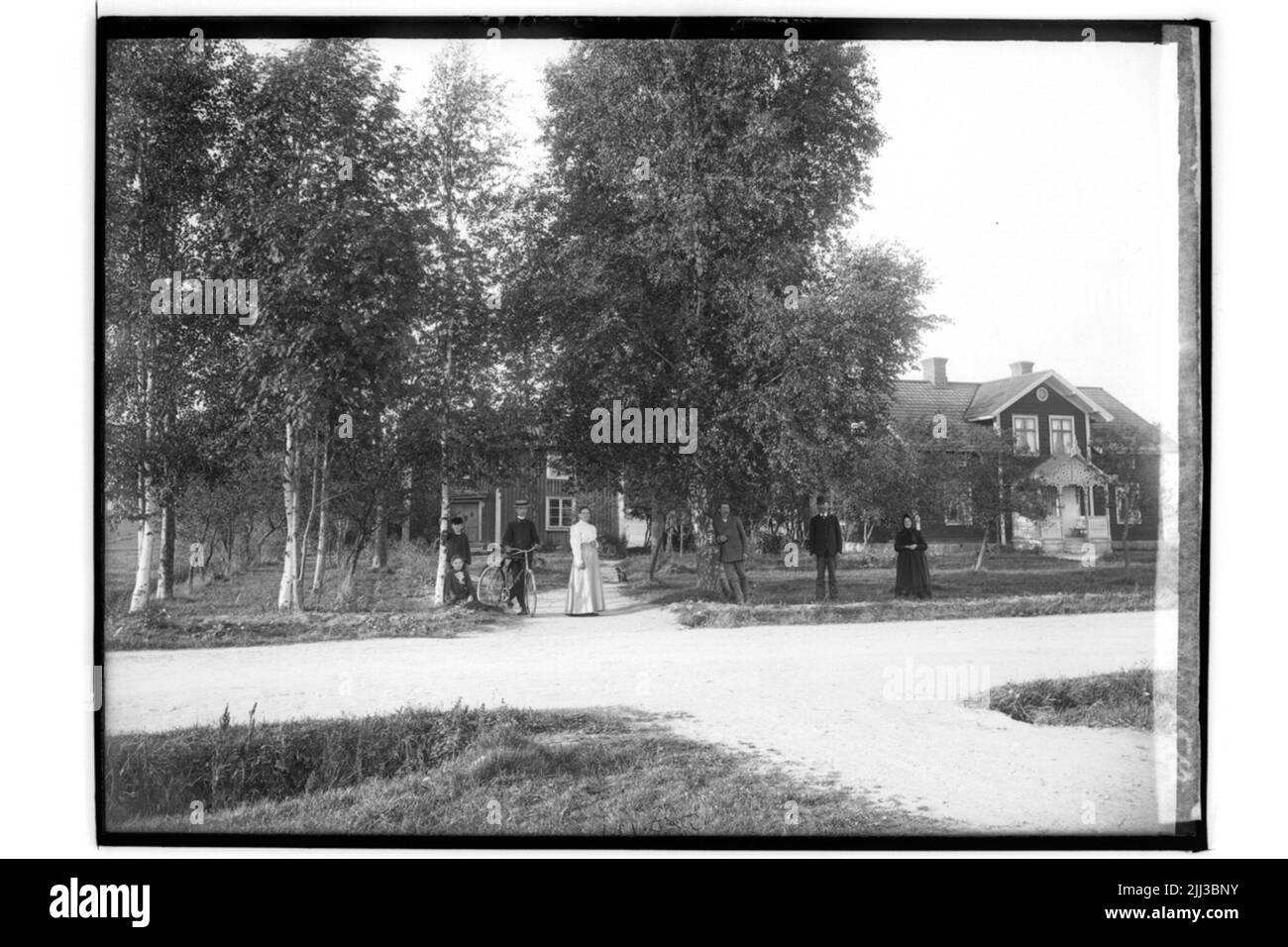 Two -storey residential building, 7 people.g. A. Widén Stock Photo - Alamy