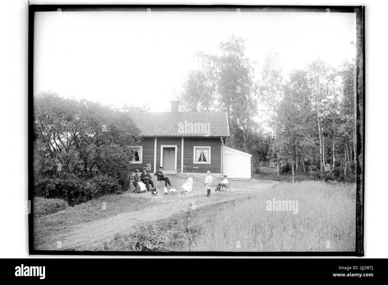 One -storey couple's cottage, 6 people.Anders Hesselgren Stock Photo ...