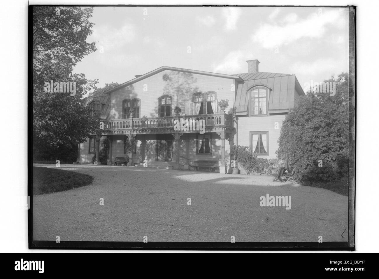 Hammar's manor, two-storey residential building from the 1780s. Goods ...