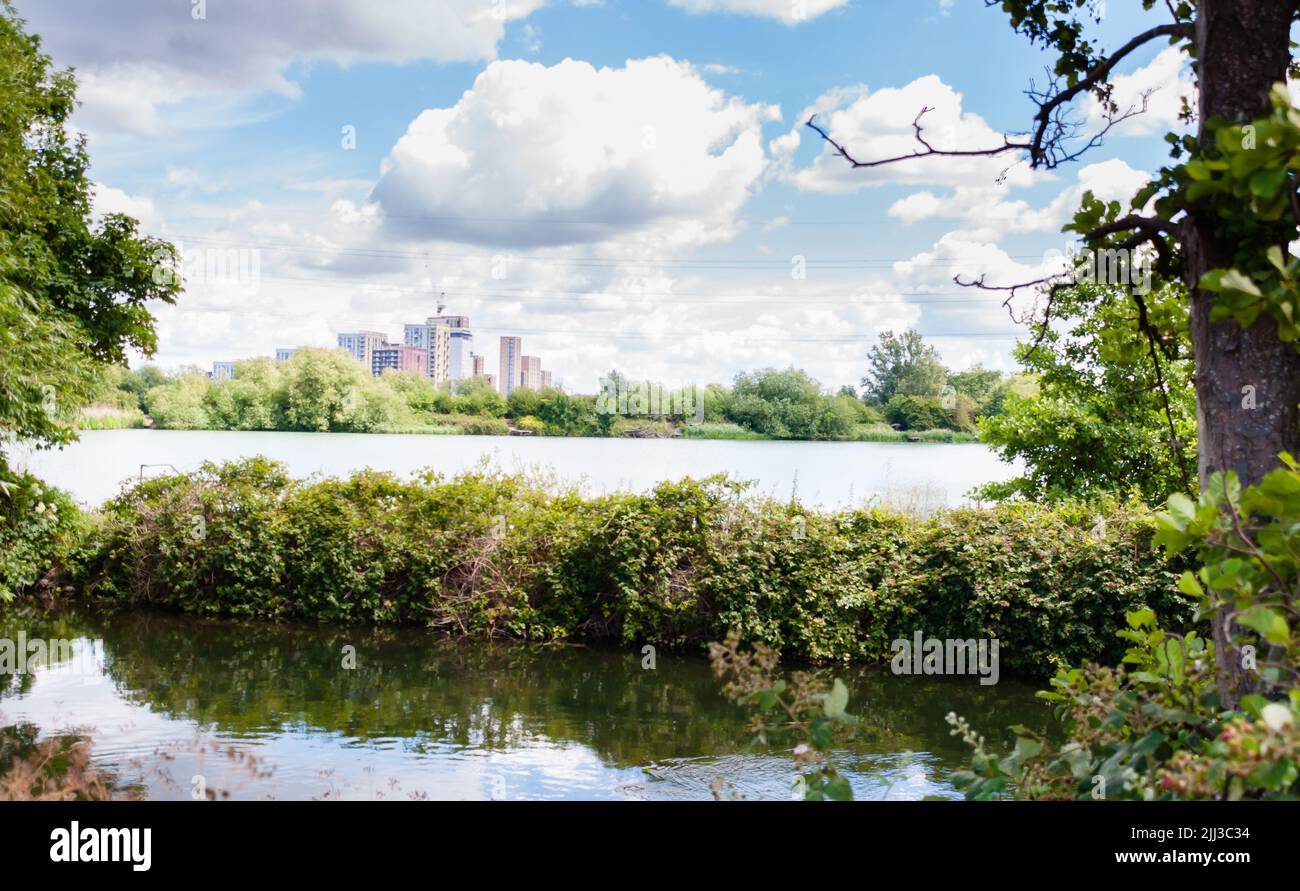 Walthamstow wetlands marshes reservoir hi-res stock photography and ...