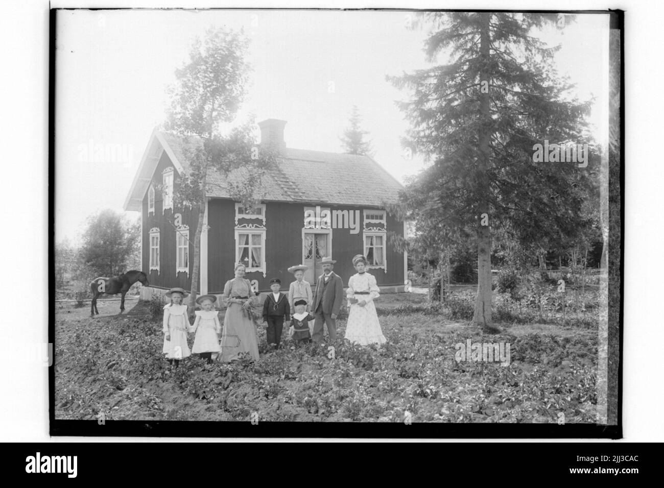 Residential building, 8 people.j.a. Westerberg Stock Photo - Alamy
