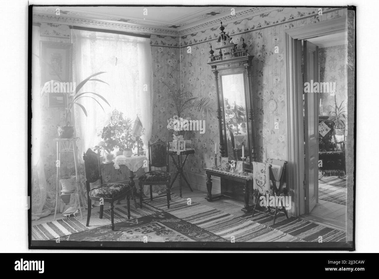Room interior.c. E. Carlsson Stock Photo - Alamy