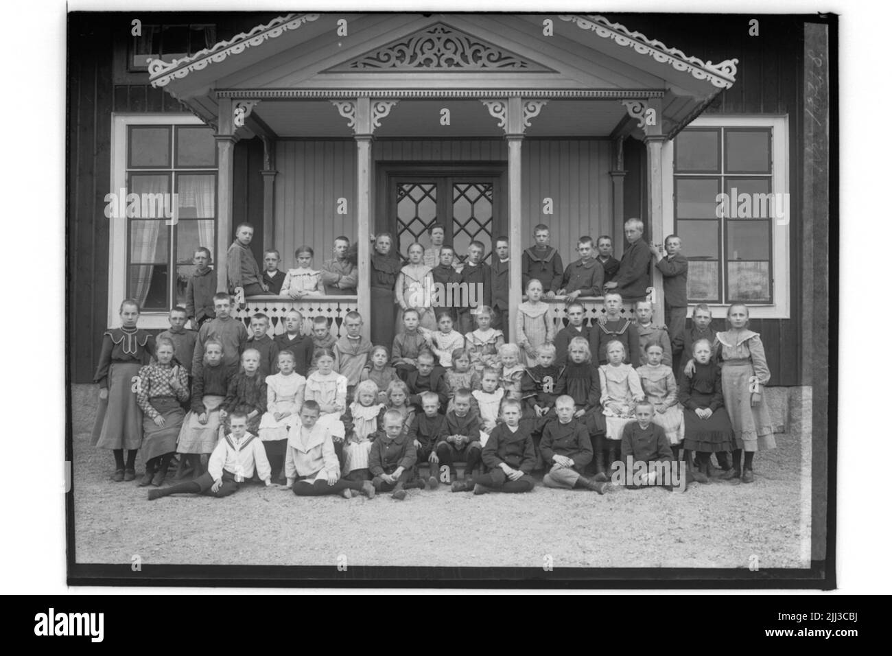 Old school classroom students Cut Out Stock Images & Pictures - Alamy