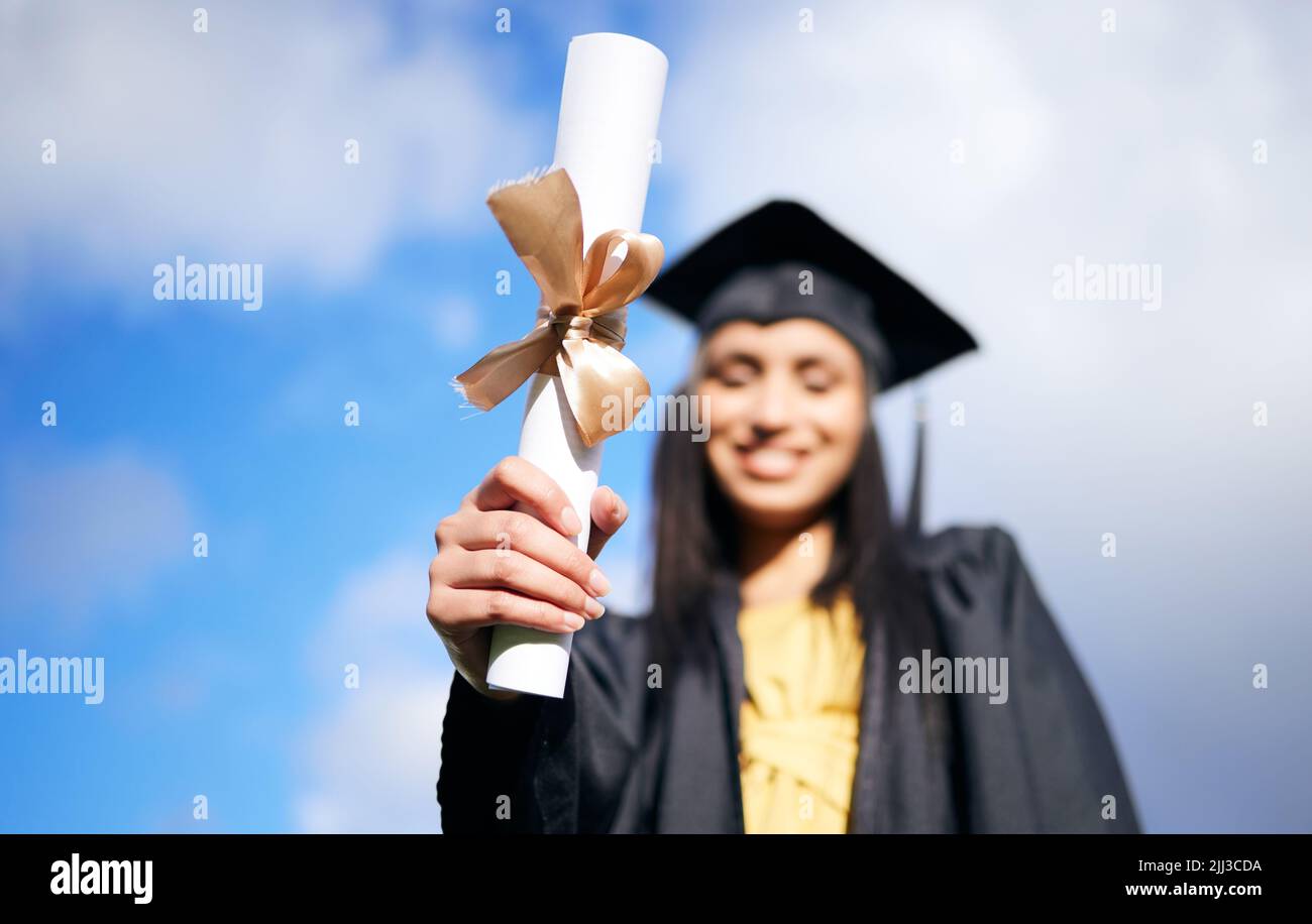 Its one of many more great rewards to come. Closeup shot of a young ...