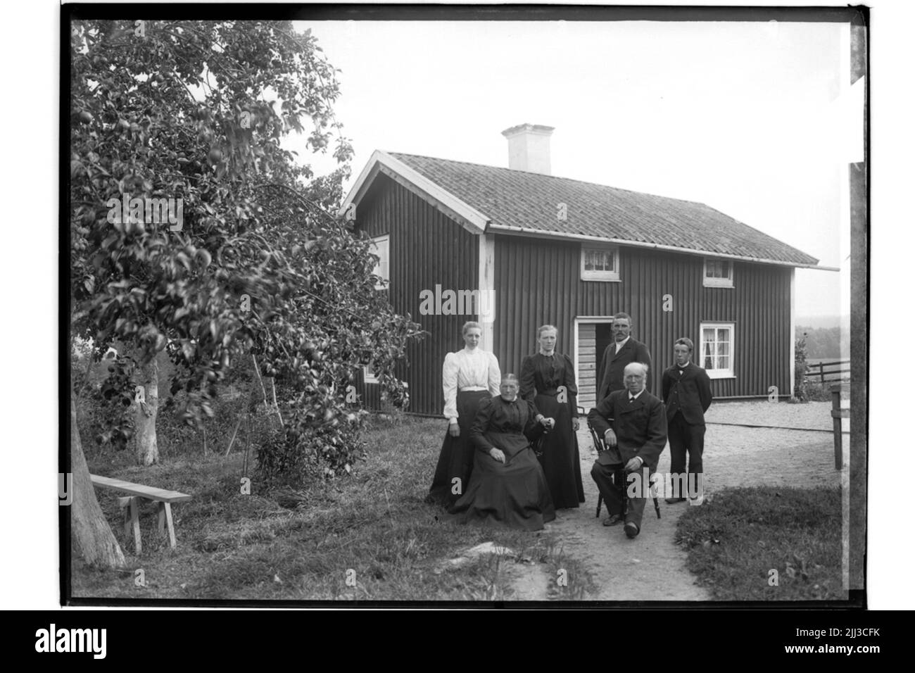 Two -storey single cottage, 6 people.Olof Andersson Stock Photo - Alamy