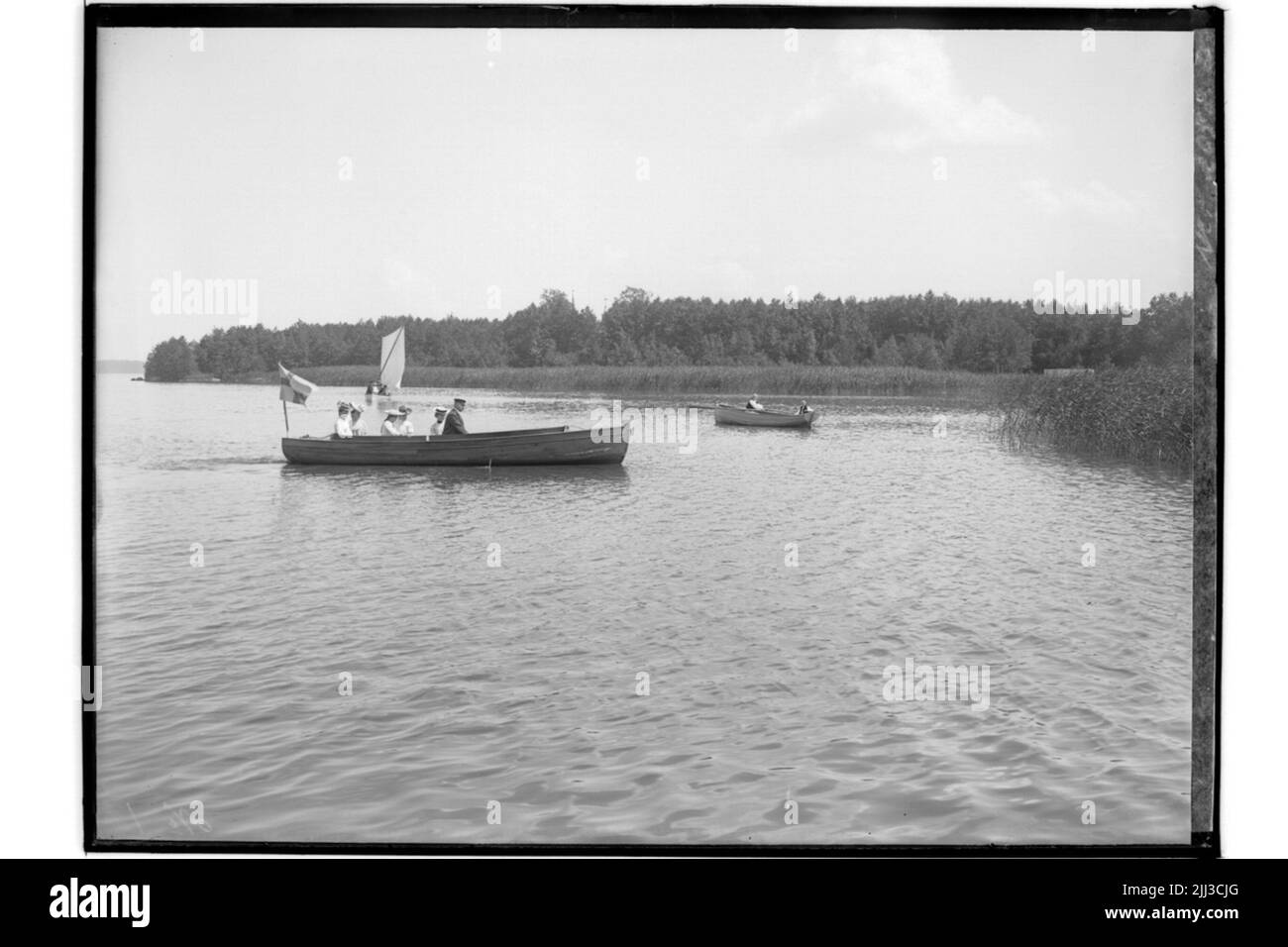 Two motor boats Stock Photo - Alamy