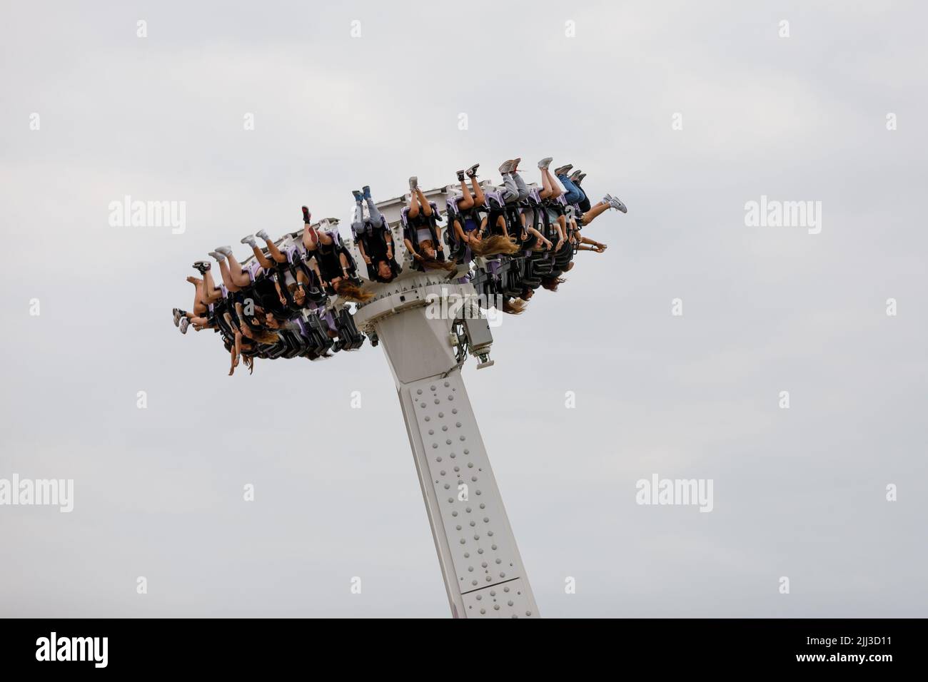 Arms in air roller coaster hi-res stock photography and images - Alamy