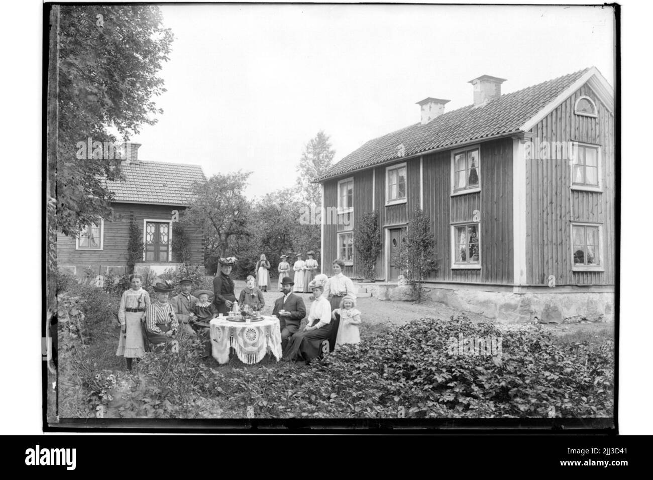 Residential property on rural Black and White Stock Photos & Images - Alamy