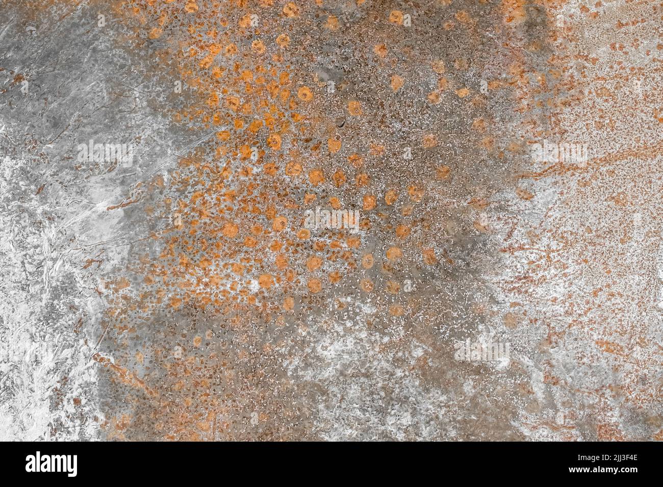 Rusty dirty metallic texture corrosion steel surface brown background ...