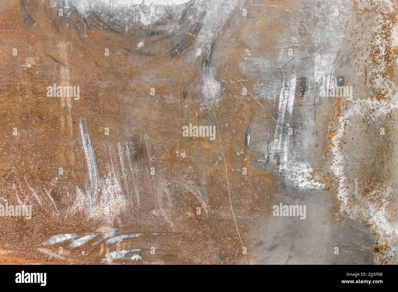 Rusty dirty metallic texture corrosion steel surface brown background ...