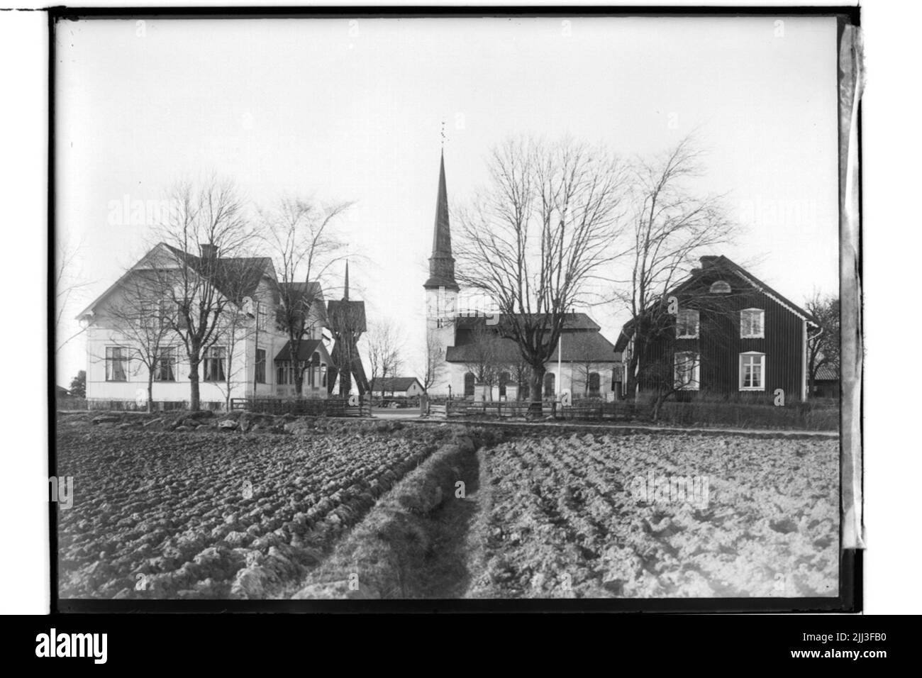 Glanshammar's church, church building, two. One and a half -storey ...