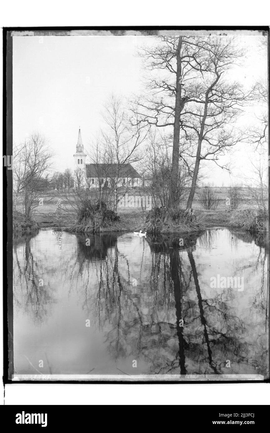 Asker church, from south. AR-310 Stock Photo - Alamy