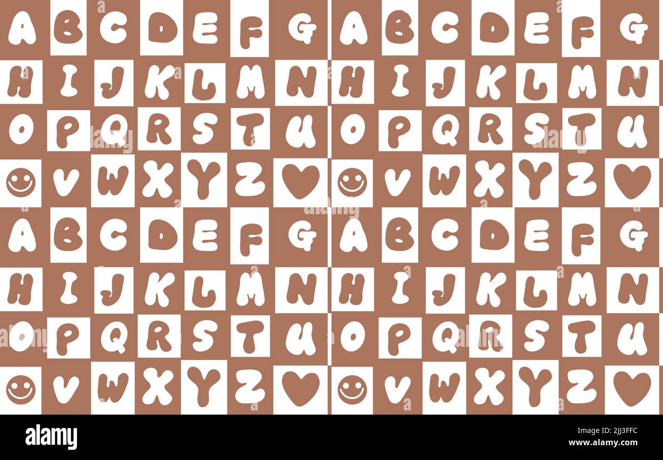 School English alphabet pattern for kids and fabrics and wrapping paper ...