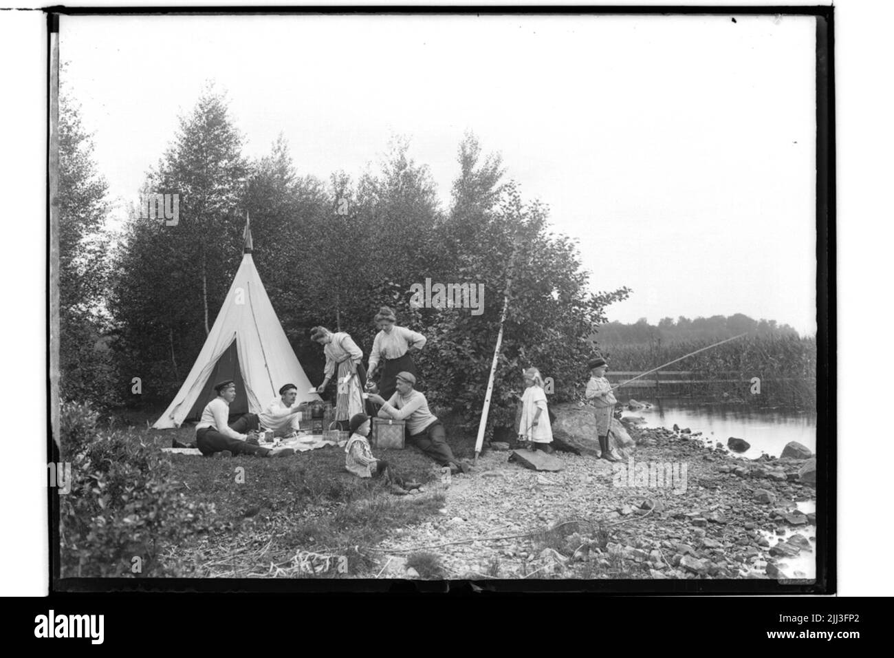 Camp seven Black and White Stock Photos & Images - Alamy