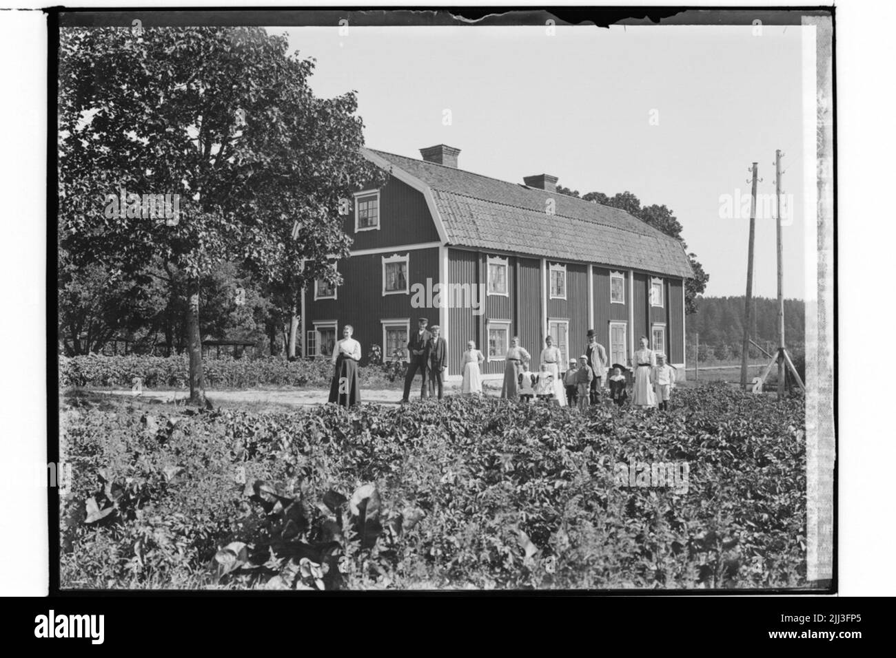 Steninge Castle, Statbostaden, two -storey residential building, with ...