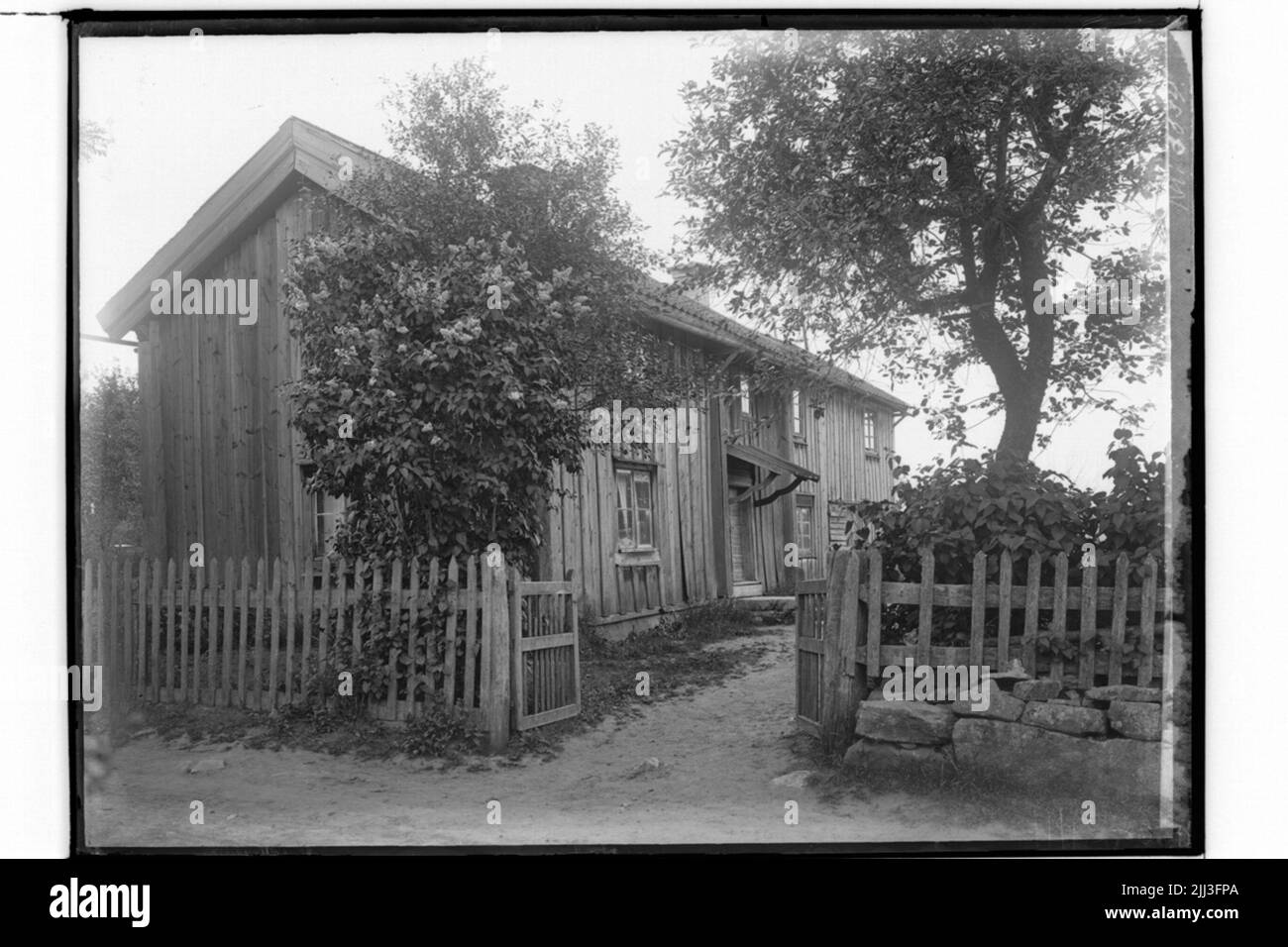 Two -storey couple's cottage with pre -chamber.amanda Eriksson Stock ...