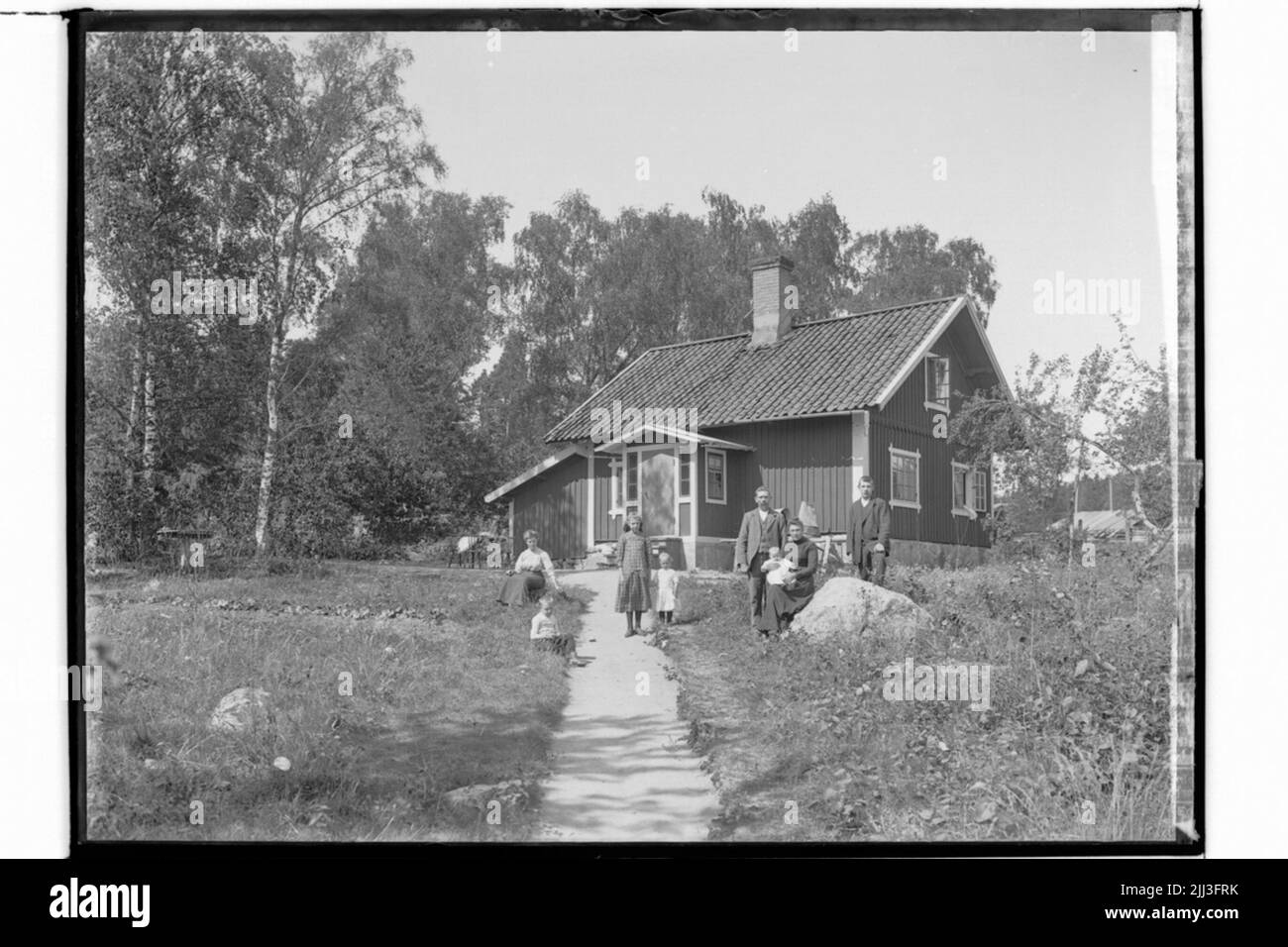 Steninge Castle, one -storey residential building, with furnished wind ...