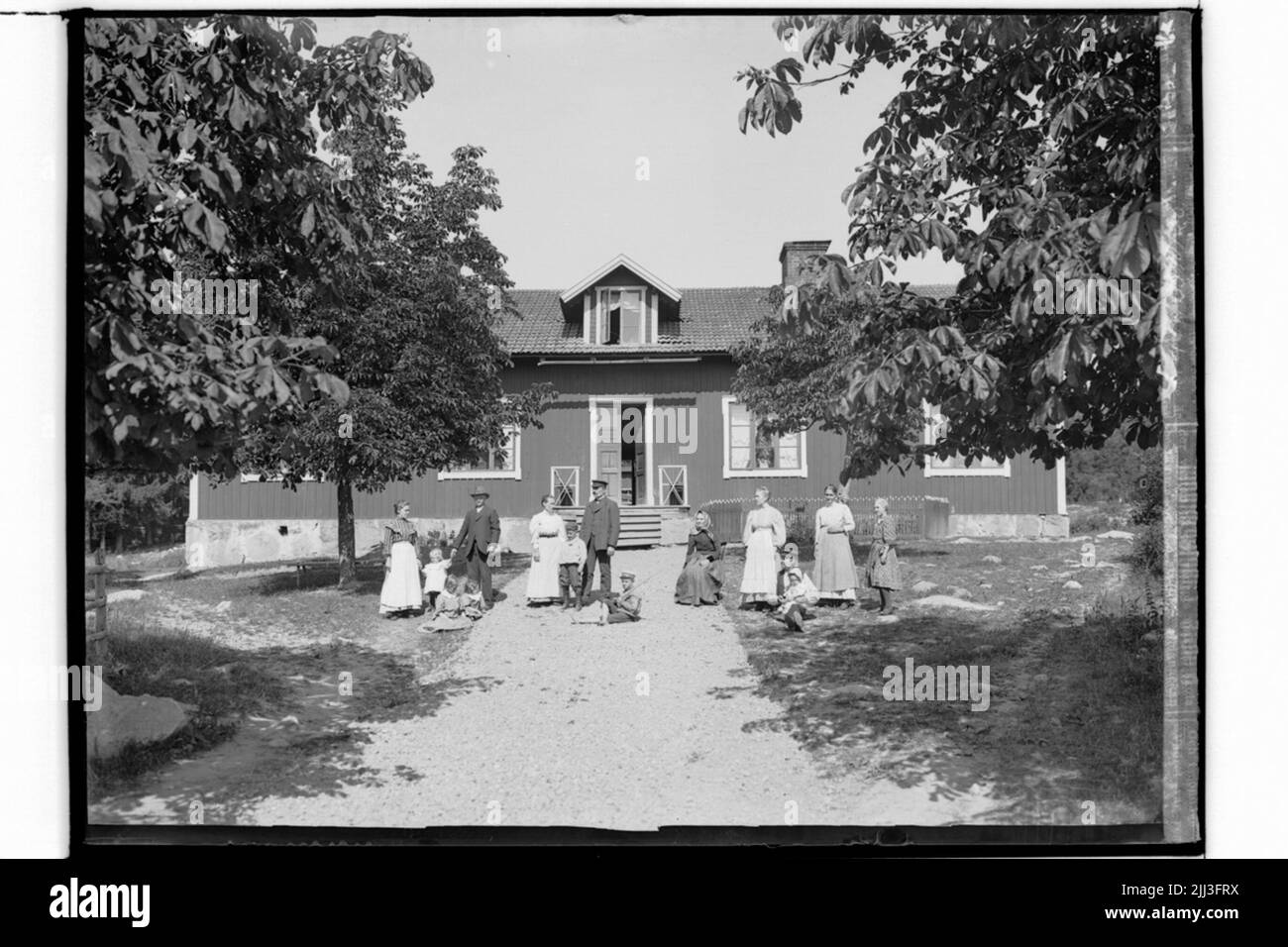 Steninge Castle, one -storey residential building, with furnished wind ...