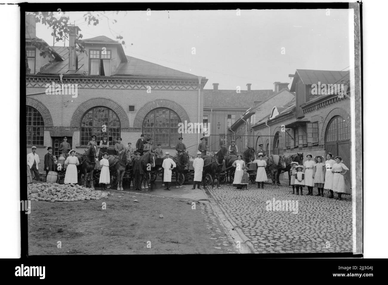 Hallsberg's dairy, one and a half -storey brewery buildings.8 Milk ...