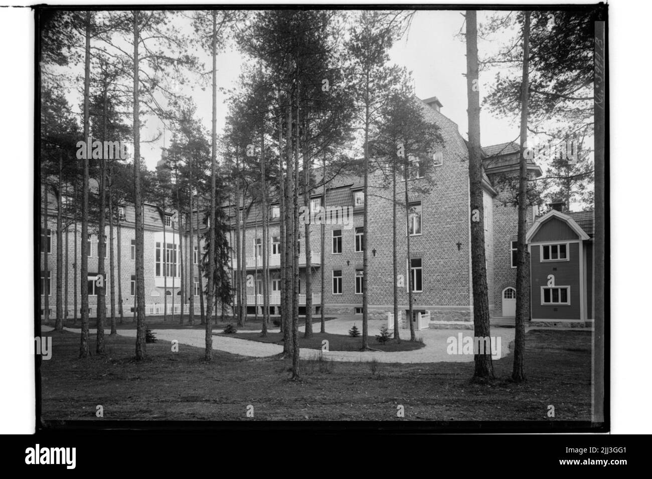 Tubercoloss Hospital in Adolfsberg, three -storey hospital buildings in ...