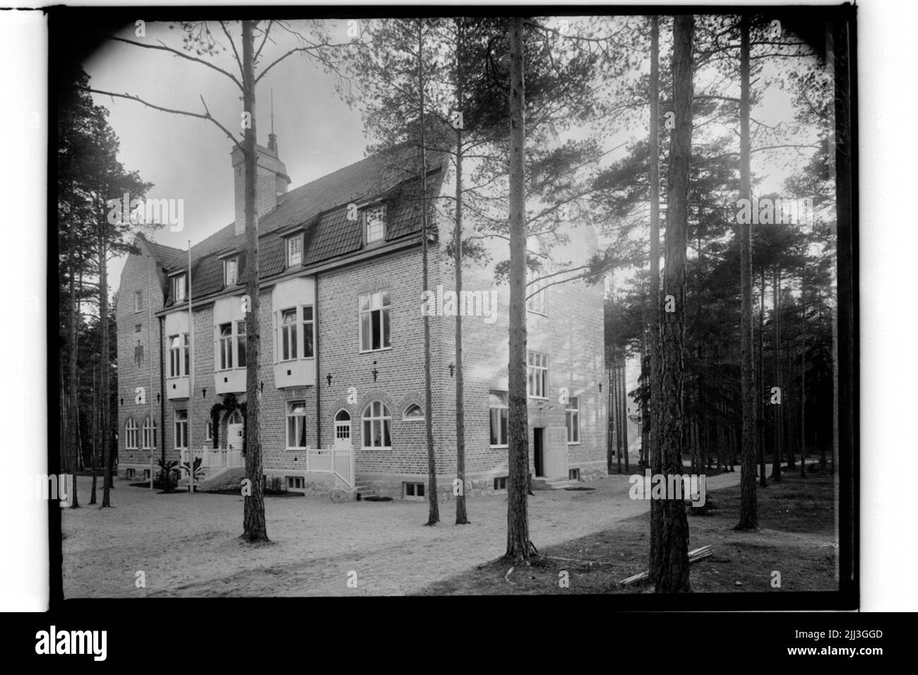 Tubercoloss Hospital in Adolfsberg, three -storey hospital buildings in ...