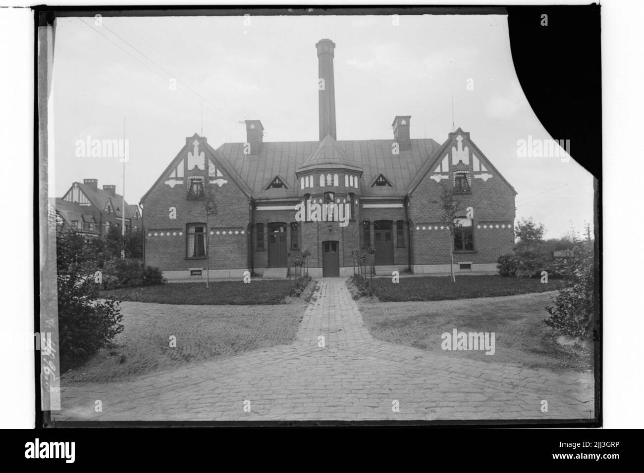 Epidemic Hospital, two -storey hospital building in red brick Stock ...
