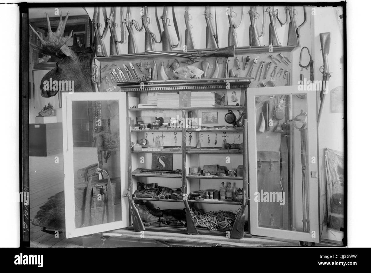 Örebro County Museum, Castle.Hugo Hedberg.Schröder's hunting department ...