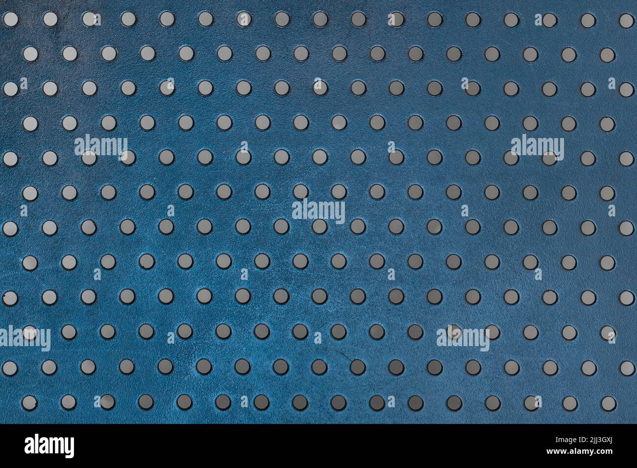 Blue perforated metal texture hi-res stock photography and images - Alamy