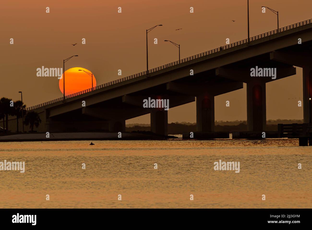 Max Brewer Bridge, Titusville, Florida Stock Photo - Alamy