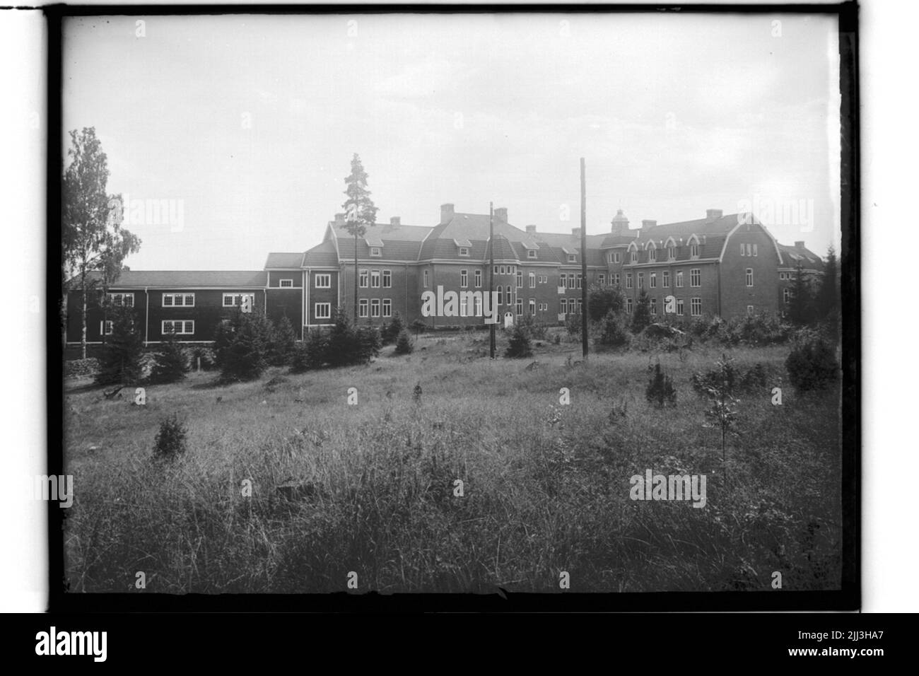 Garphytte sanatorium, two and a half -storey hospital buildings. The ...
