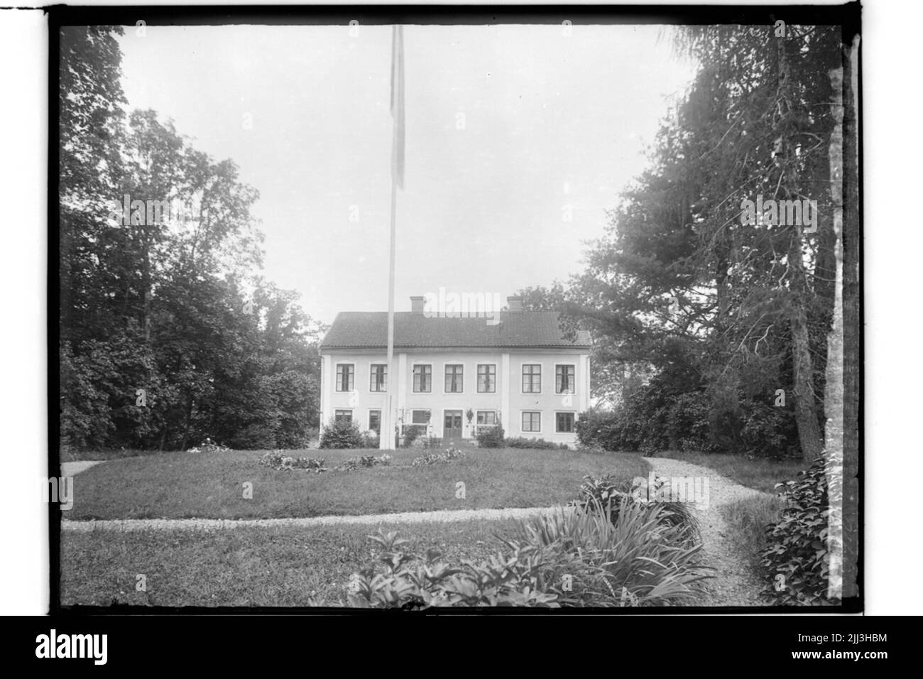 Irvingsholm's mansion, two -storey manor building in wood. Patron St ...