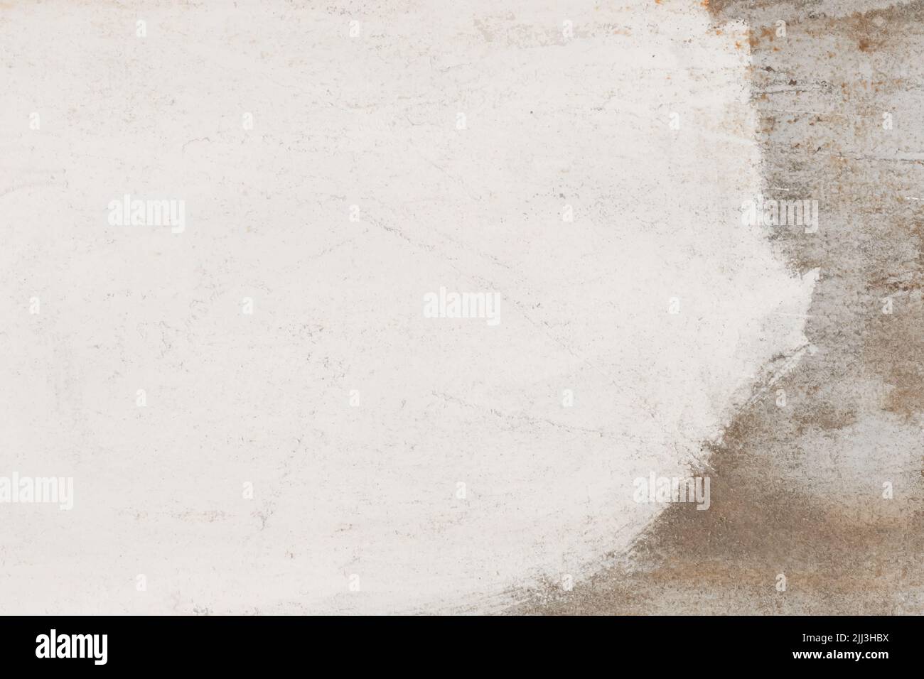 White spot paint stain abstract design on metallic surface steel ...