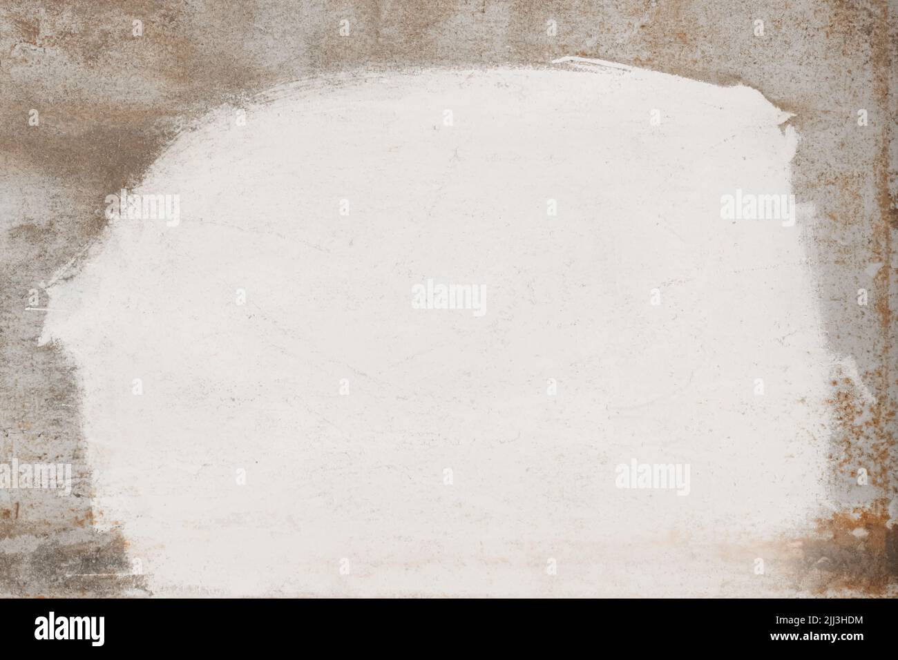 White spot paint stain abstract design on metallic surface steel ...