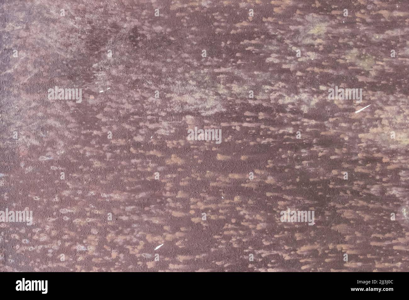 Paint marks on dirty old surface brown metal background steel texture ...