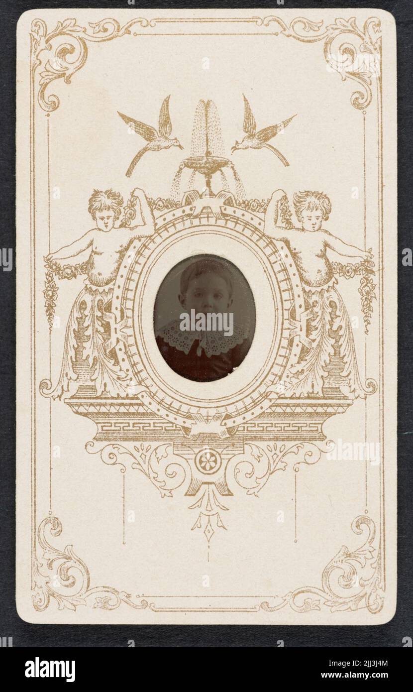 Ferrotype depicting brother Hasselrot as a child Stock Photo - Alamy