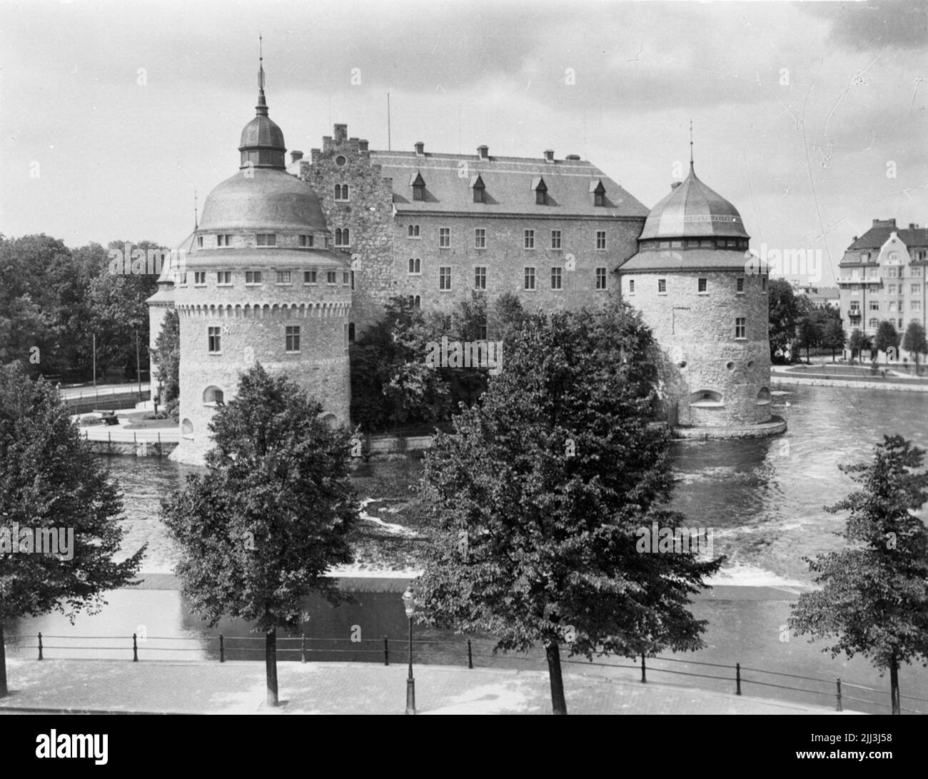 Orebro castle Black and White Stock Photos & Images - Alamy