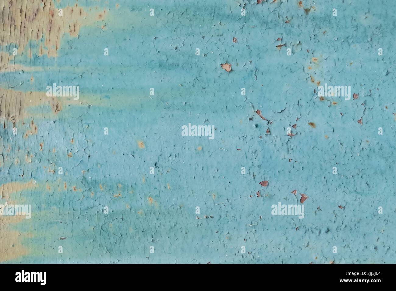Blue old paint on metal surface texture steel background abstract ...