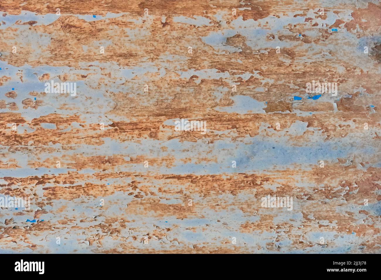 Old Rusty Peeling Paint Metal Corrugated Fence Steel Texture Background Rust Corrosion Stock ...