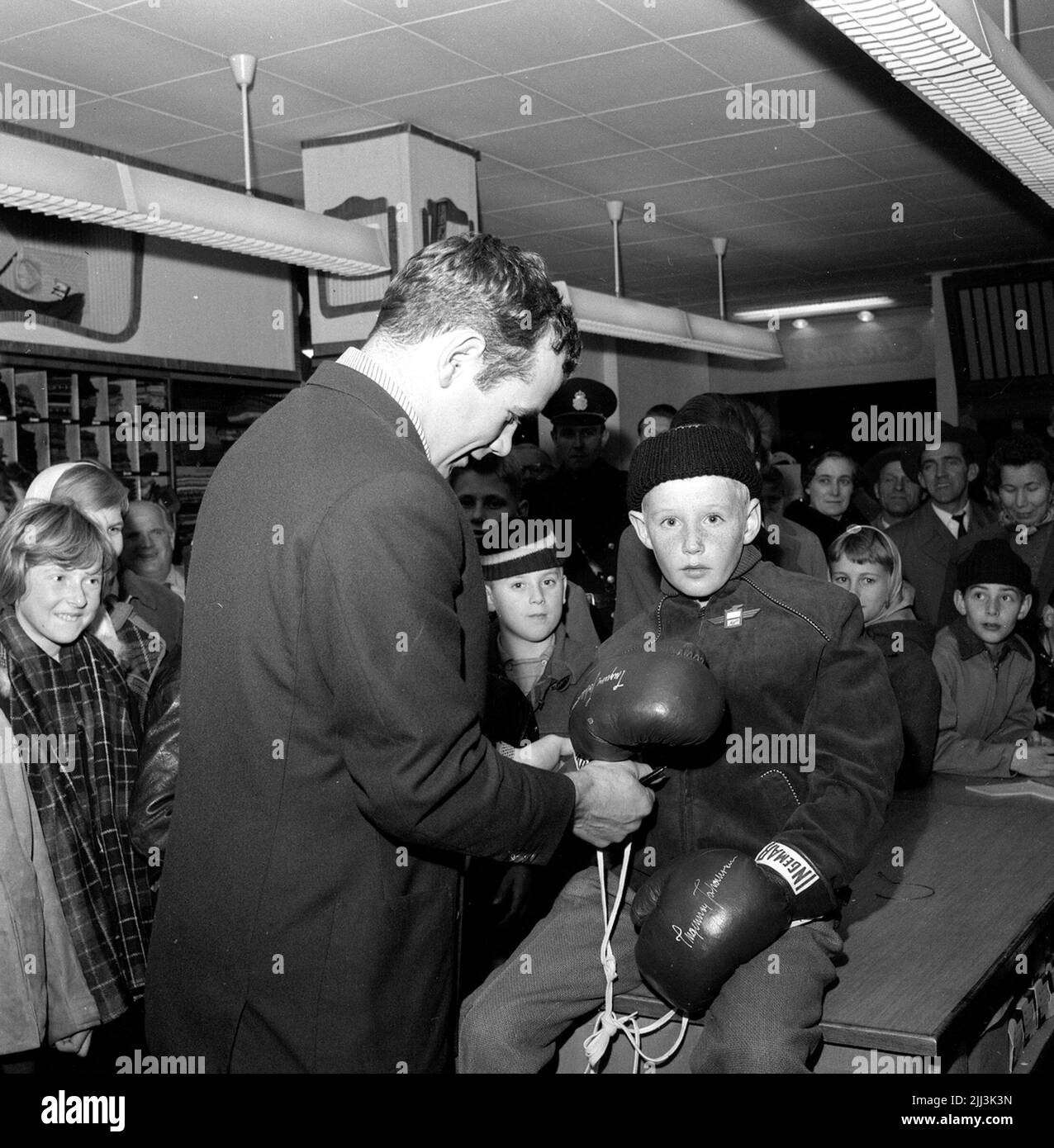 Ingemar Johansson in Örebro. Boy won Ingmar's Slag competition.24 ...