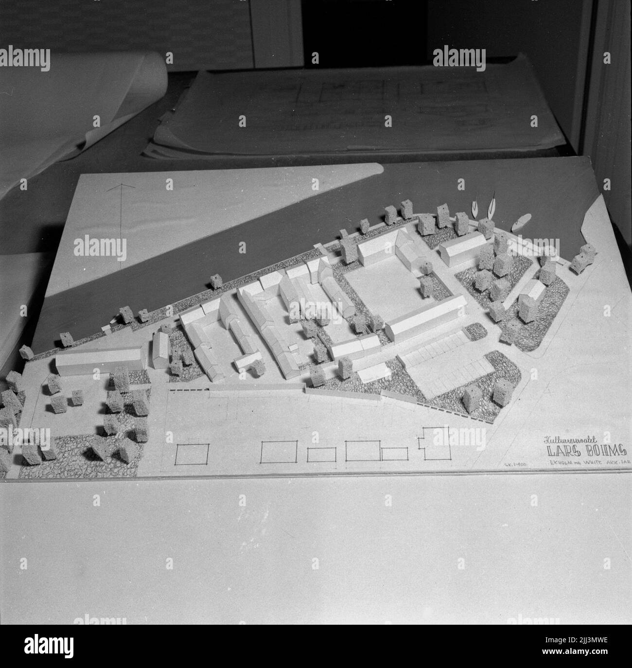 Lars Bohm's Udde, model.december 1956 Stock Photo - Alamy