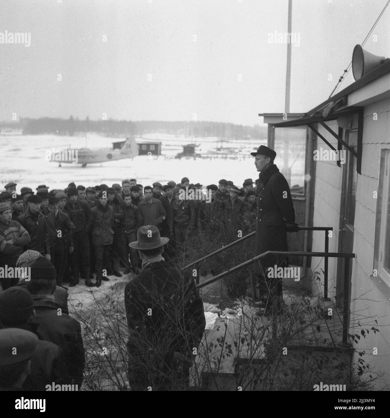 Outdoor day on the airfield.20 December 1957 Stock Photo - Alamy
