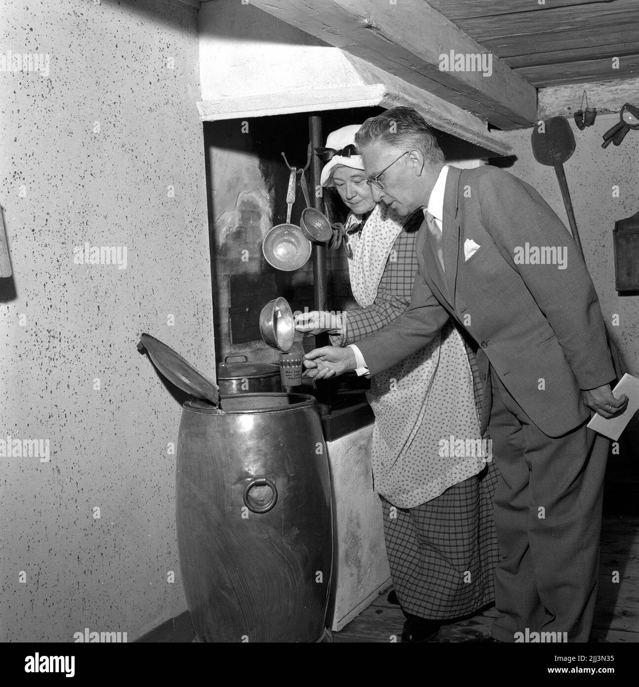 Museum at Lars Bohms Udde.14 June 1958 Stock Photo - Alamy