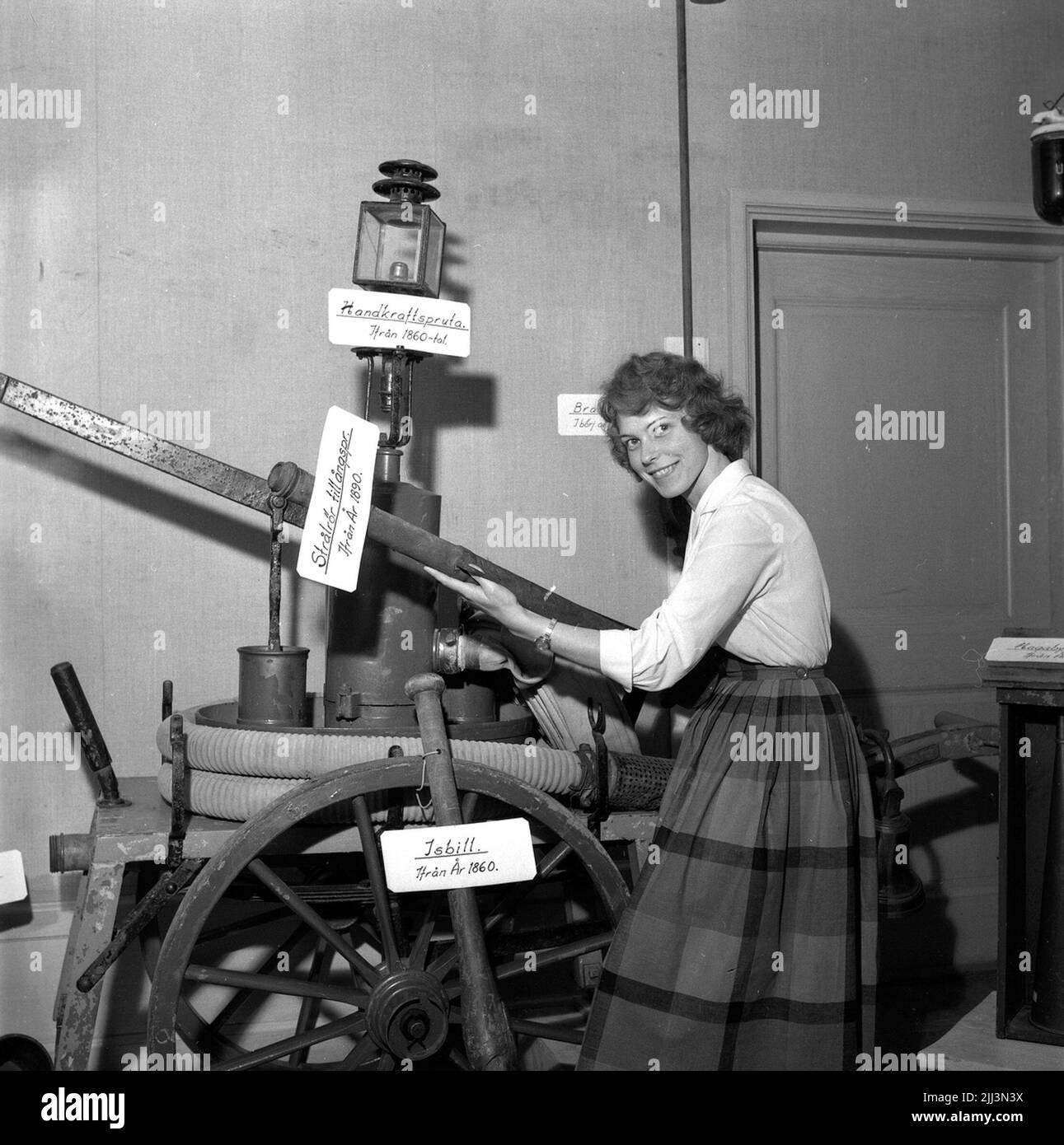 Museum at Lars Bohms Udde.14 June 1958 Stock Photo - Alamy